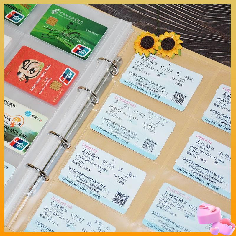 collect book photocard binder Movie Train Ticket Air Ticket Favorites ...