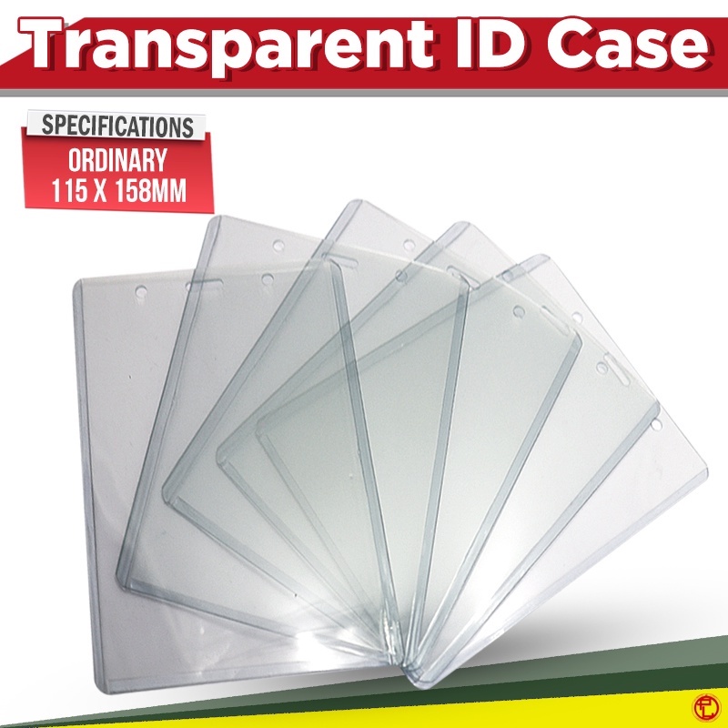 (5pcs) A6 ID Card Holder with Zip Lock Waterproof Vertical ID Case ID ...