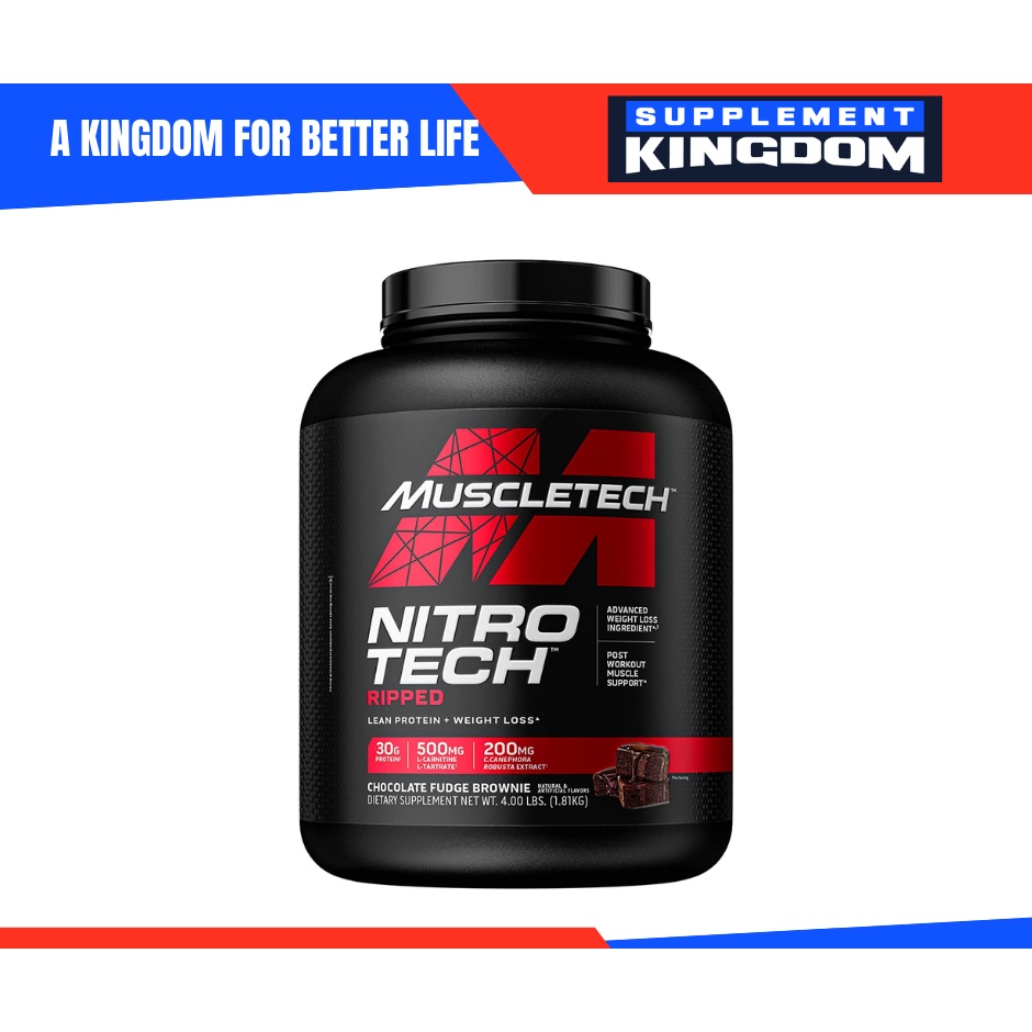 Muscletech NitroTech Ripped 4lbs (NEW PACKAGING) | Shopee Philippines