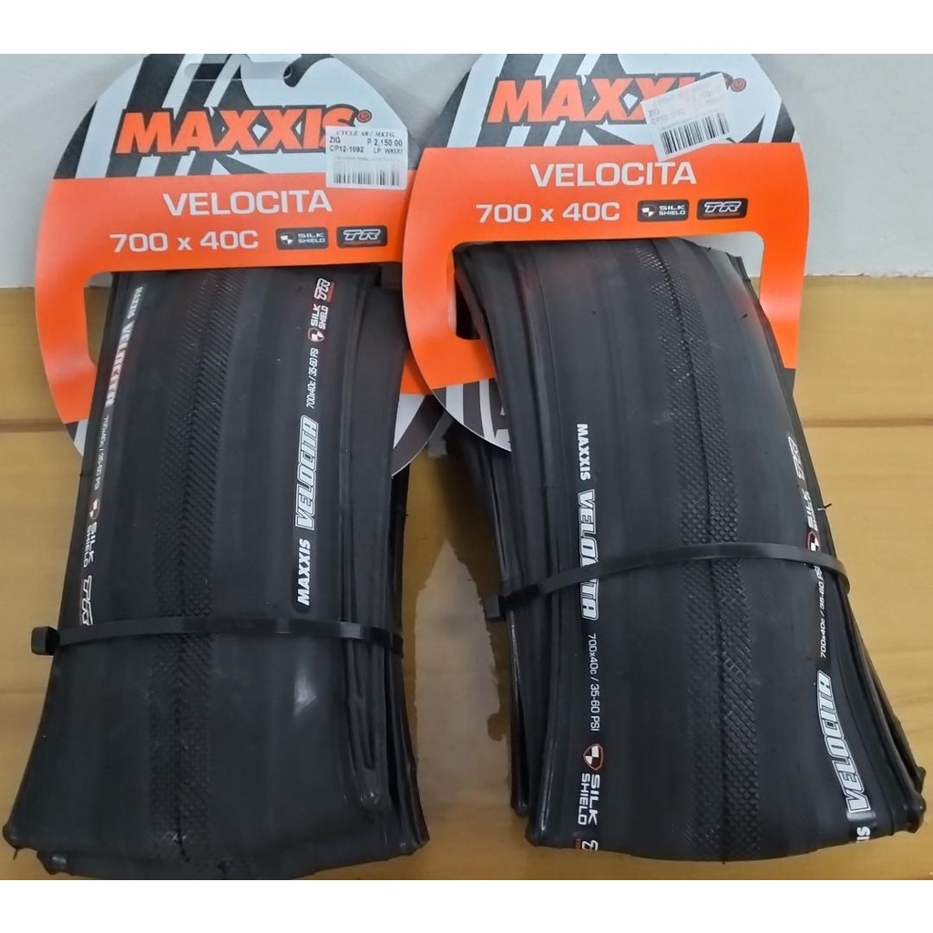 Maxxis VELOCITA 700C FOLDING TIRES PAIR | Shopee Philippines