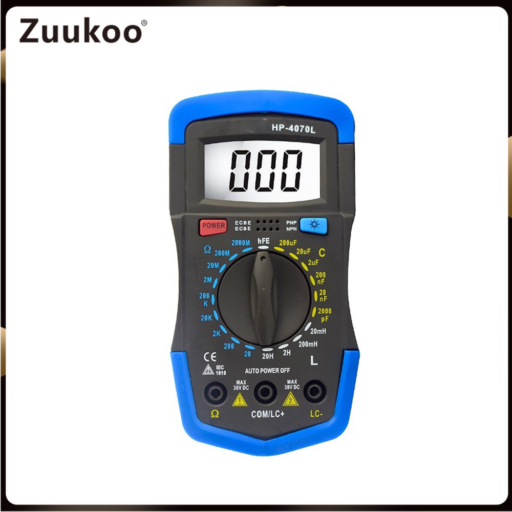Digital Multimeter Capacitance Resistance Inductance LCR Meter Tester ...