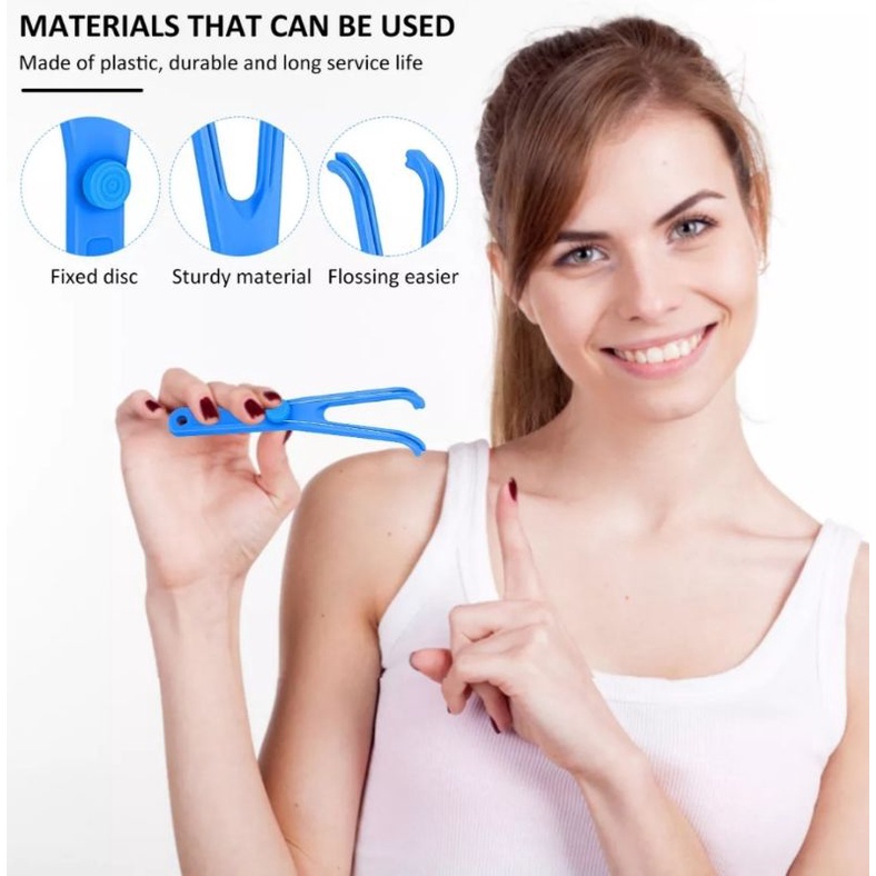new easy reusable floss holder hygienic for healthy teeth and gums ...