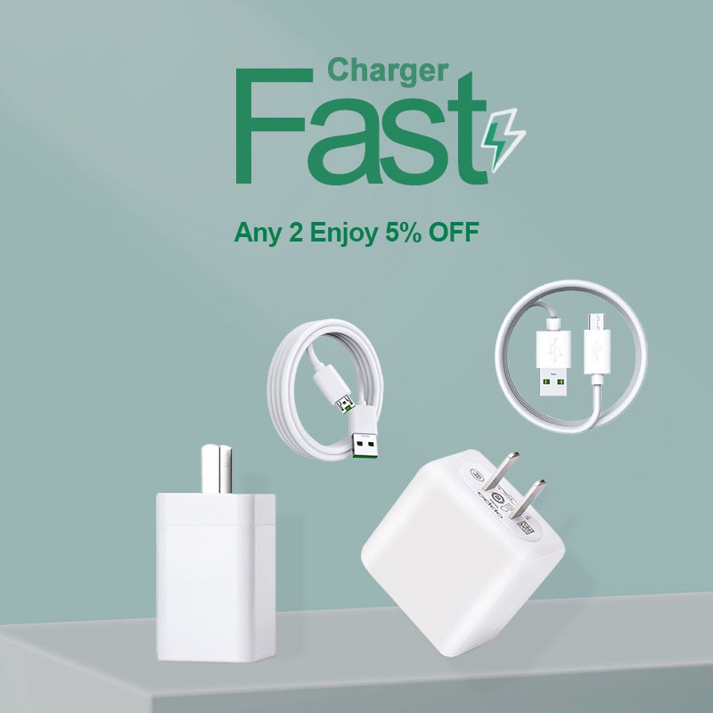 20W VOOC Fast Charger Cable VOOC Adapter USB Date Cables For R7 R9 R11 ...