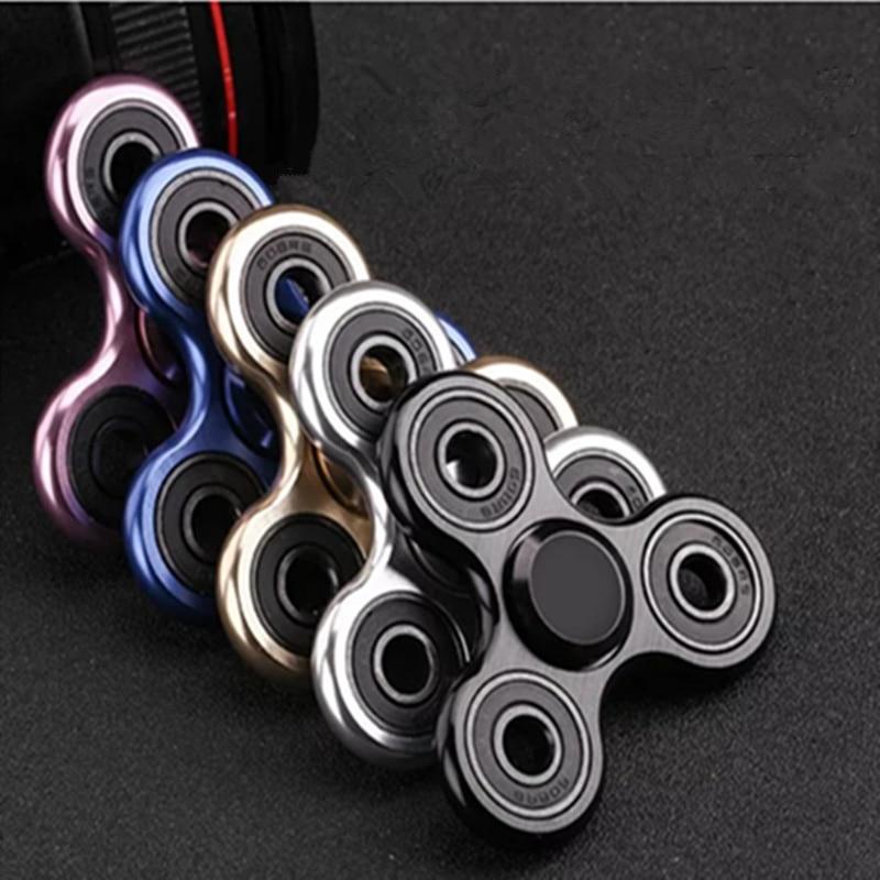 Triangle Finger Aluminum Alloy Metal figet Spinner Bearing Turn for 5 ...