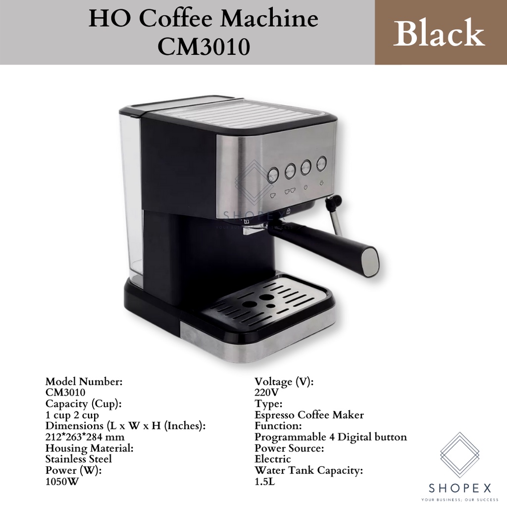 HO Coffee Machine 3010 Semi Automatic Coffee Machine / Espresso Maker ...