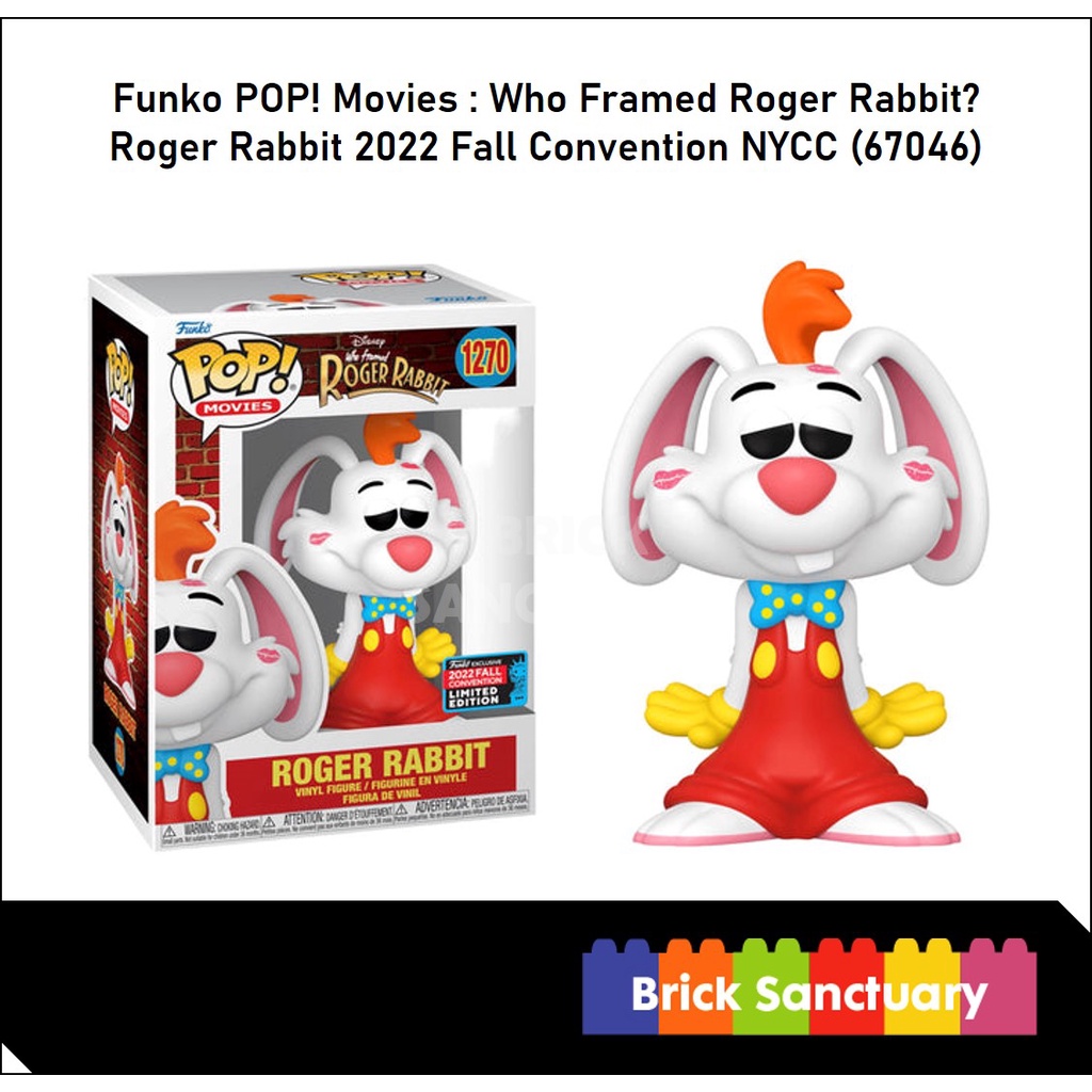 FUNKO POP! Movies: Who Framed Roger Rabbit - Roger Rabbit NYCC 2022 ...