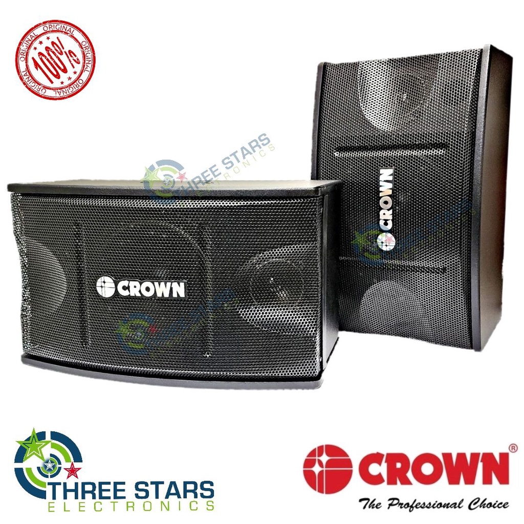 2023 Original 2pcs Crown BF - 803 3 way Karaoke Speaker System 300 ...