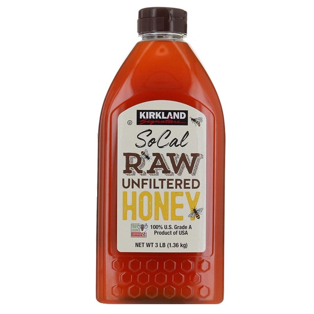 Kirkland Signature So Cal Raw Unfiltered Honey 100% U.S. Grade A (1.36 ...