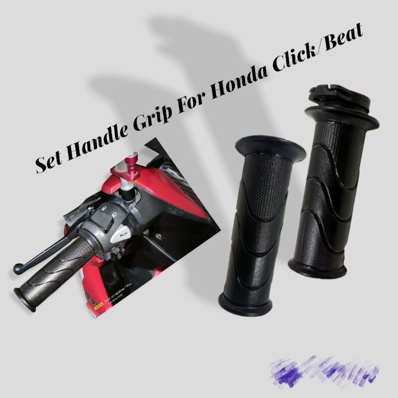 Handle/Comp Throttle Grip set Left/Right Honda Click 150i/125i/Beat FI ...