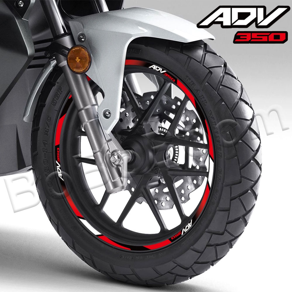 Motorcycle Wheel Sticker Stripe Rim Decal Waterproof Hub Tape ...