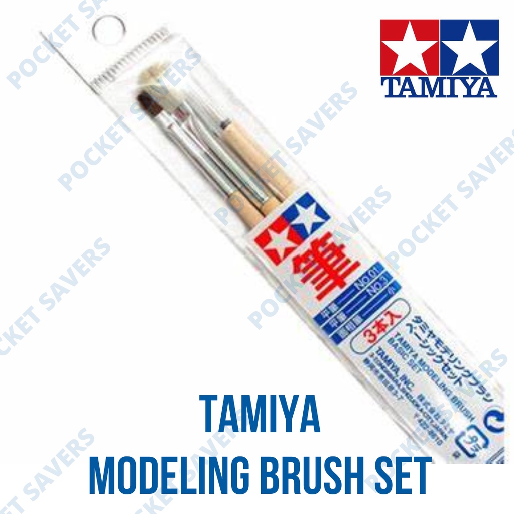 TAMIYA Modeling Brush Basic Set (Paint Brushes / Tools) | Shopee ...