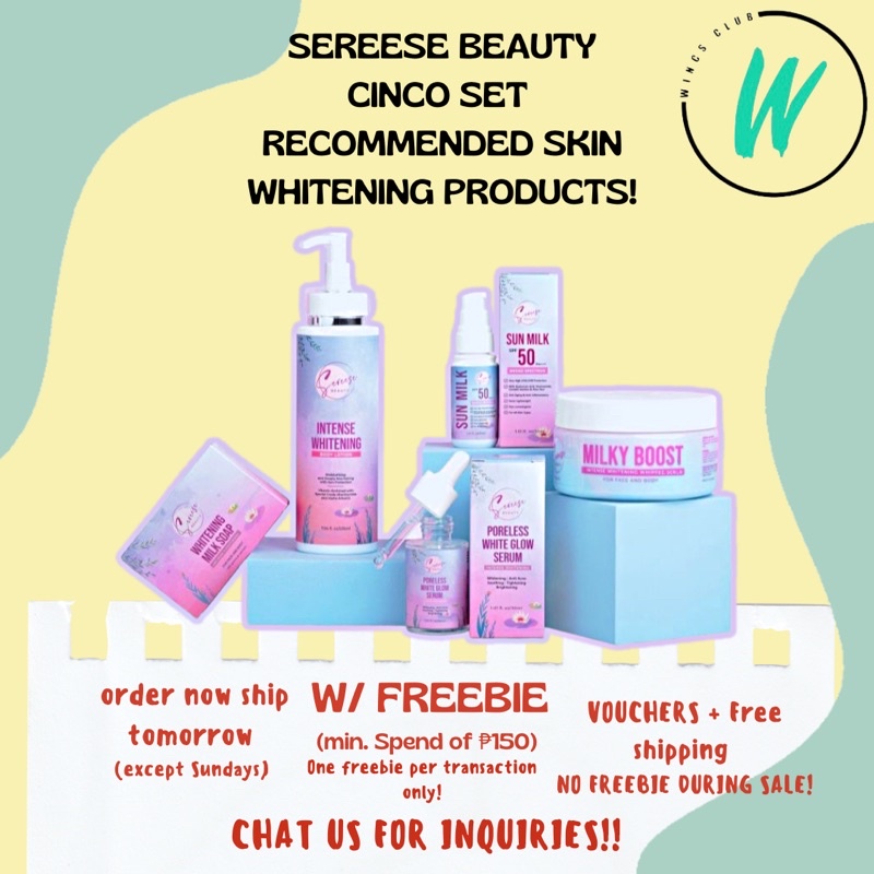 SEREESE BEAUTY Poreless White Glow SunMilk Version 2 Intense Whitening ...