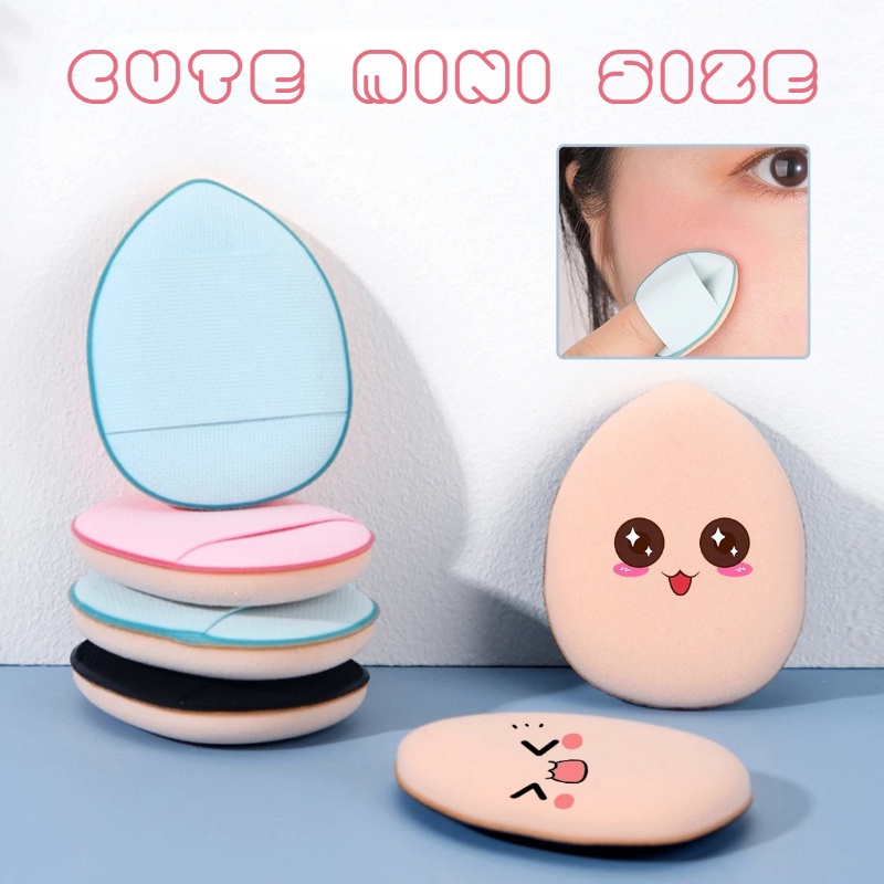 Mini Size Water Drop-shaped Design Powder Puff Fine Cosmetic Tools ...