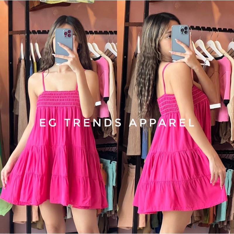 101 EG Trends Sleeveless Smocked String Dress | Mini Dress | Good ...