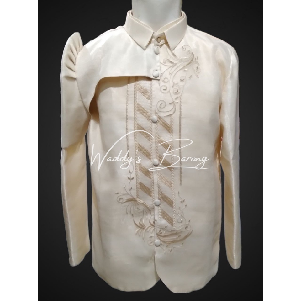 MODERN COAT BARONG WITH FILIPINIANA SLEEVE | Shopee Philippines