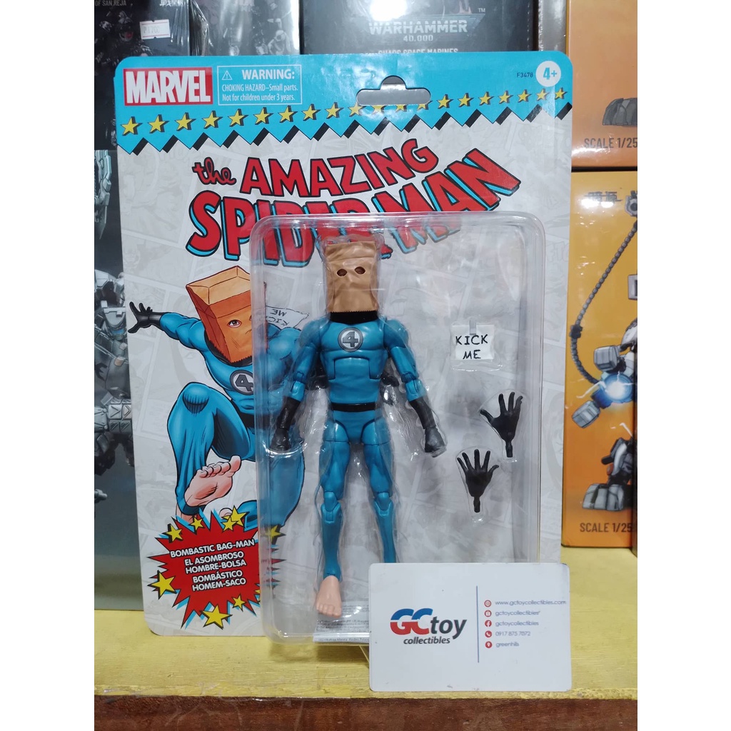 Hasbro Marvel Legends Retro Bombastic Bag-Man (The Amazing Spiderman ...