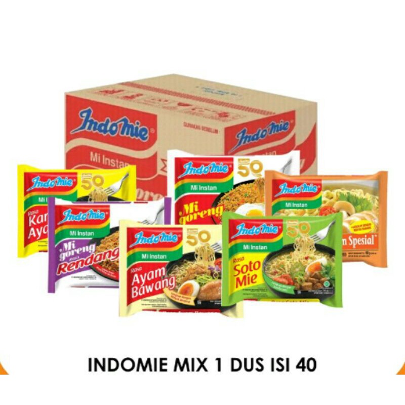 Indomie Instant 1 Box Contains 40 pcs | Shopee Philippines