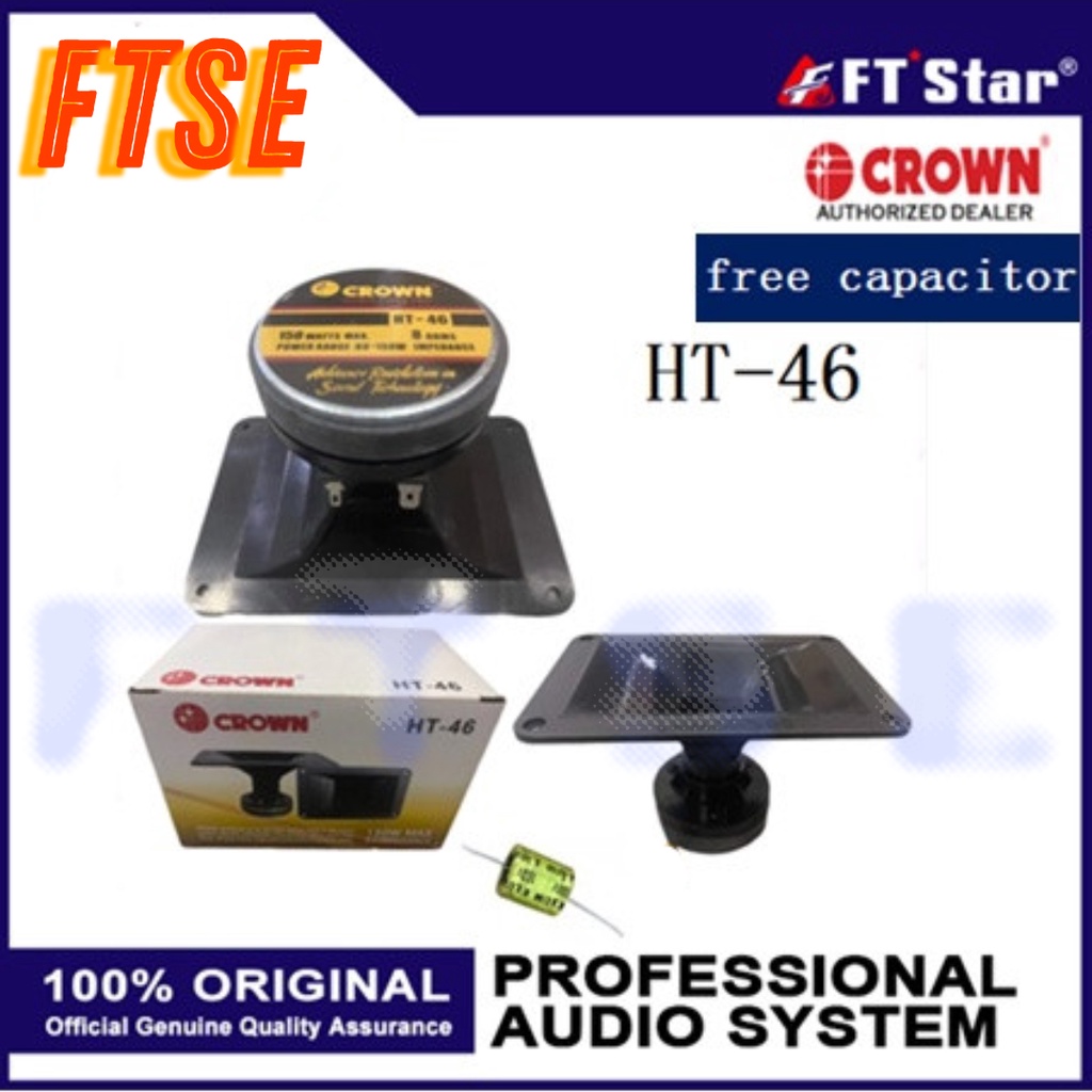FTSE Crown HT-46 150 watts Horn Tweeter Speaker (Original) | Shopee Philippines