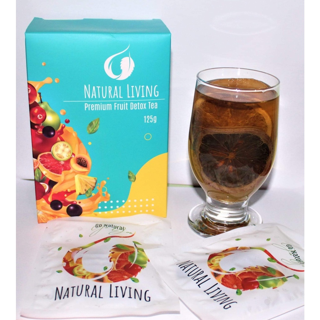 Natural Living Premium Fruit Detox Tea 125g (1 Box - 10 Fruit Tea ...