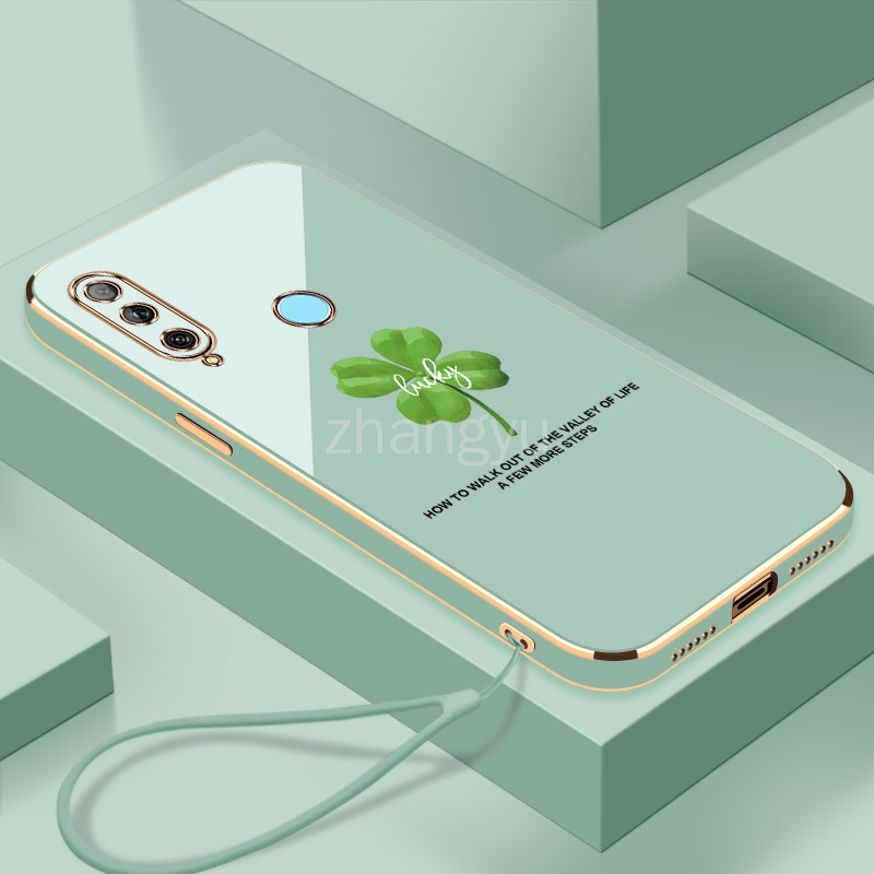 Casing Four Leaf Clover Huawei y6p y9 prime 2019 y9 2019 y9s y8p Phone ...
