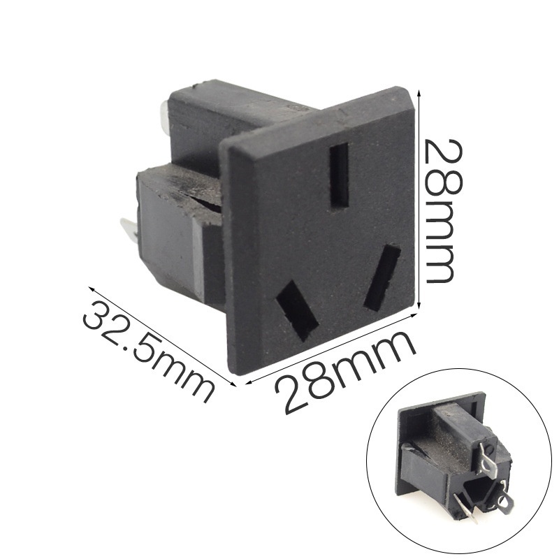 AC power socket pin socket connector | Shopee Philippines