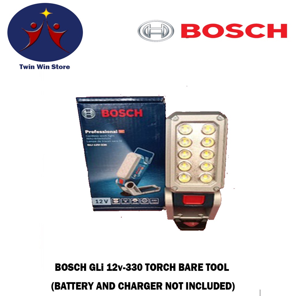 BOSCH GLi 12v-330 TORCH BARE TOOL (BATTERY AND CHARGER NOT INCLUDED ...