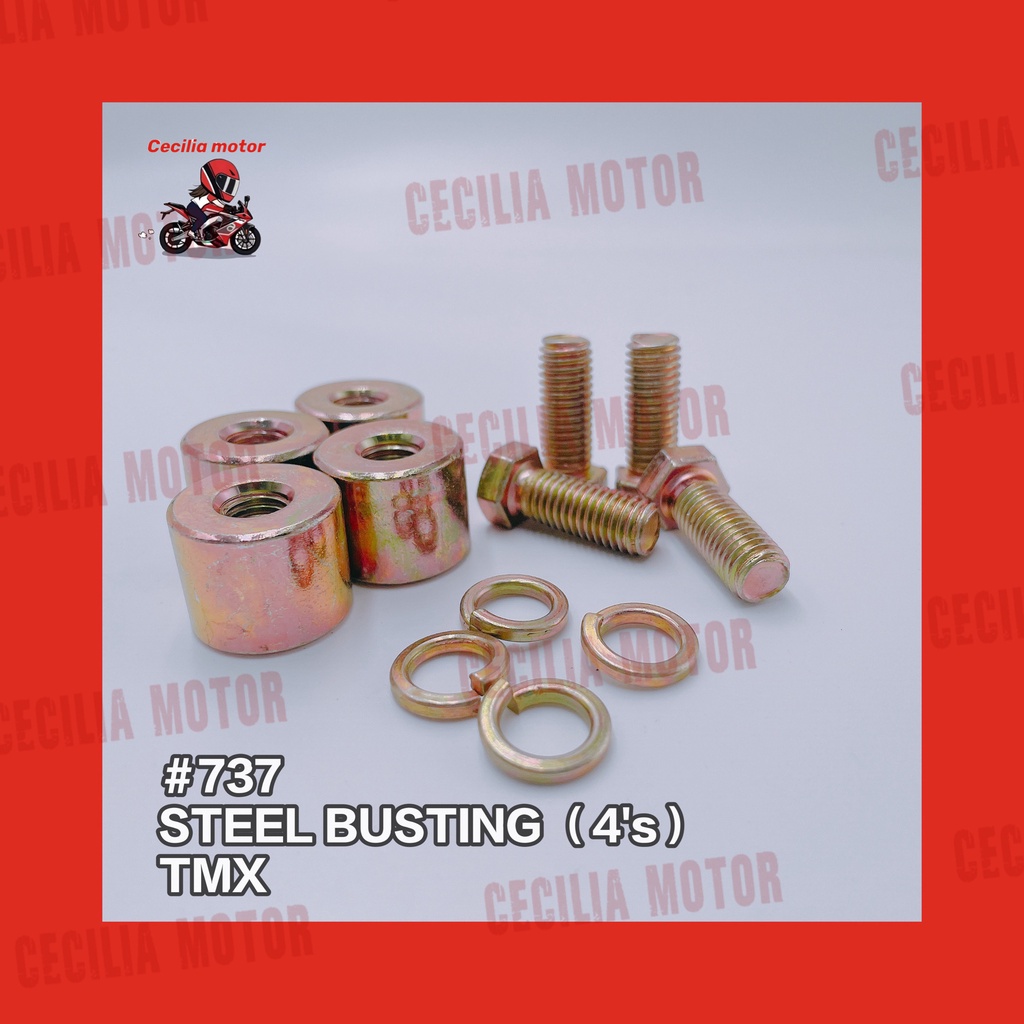Motorcycle TMX155 4pcs Rear Steel HUB Bushing Set | Shopee Philippines