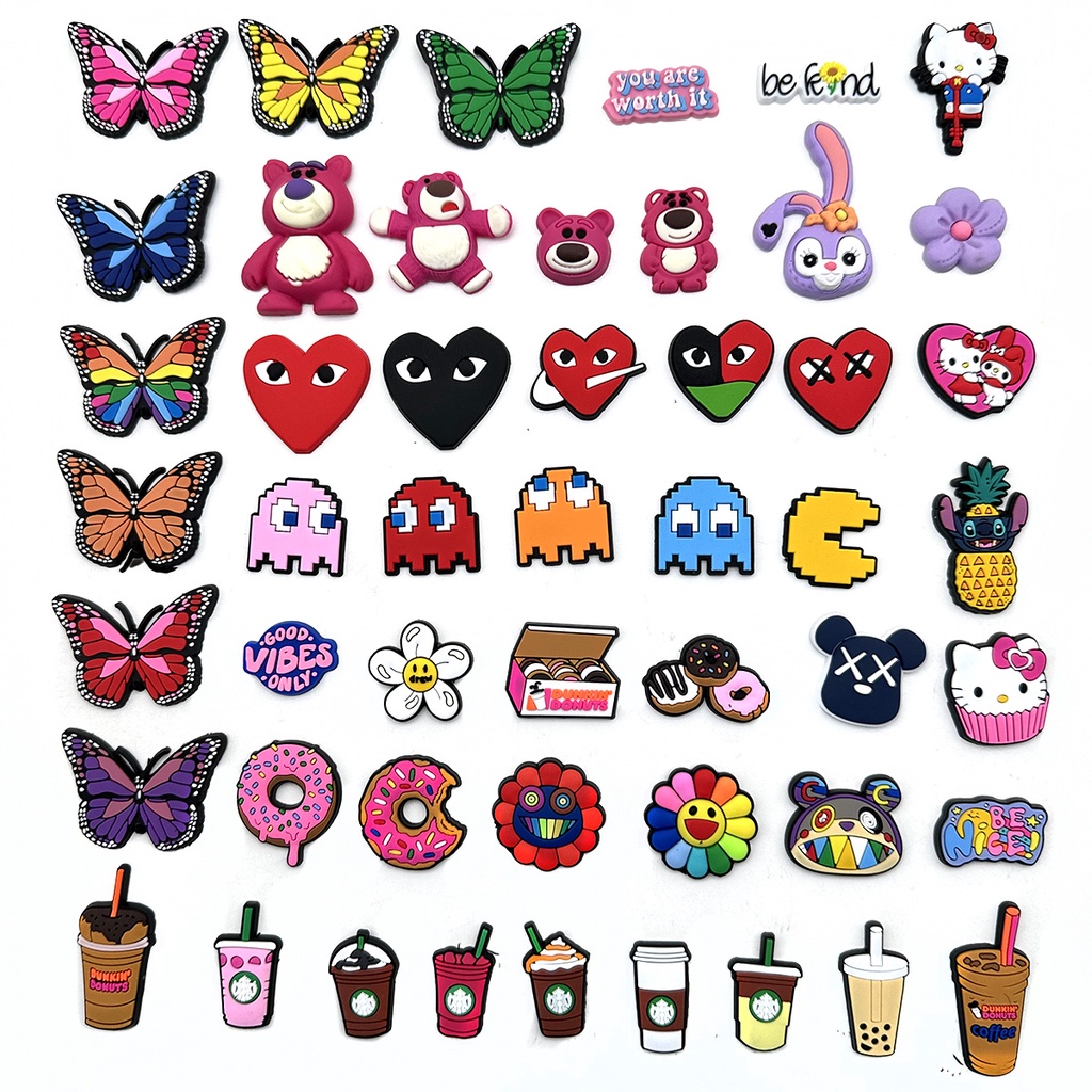 Croc Jibbit Cute Different Designs Croc button accessories for Party ...