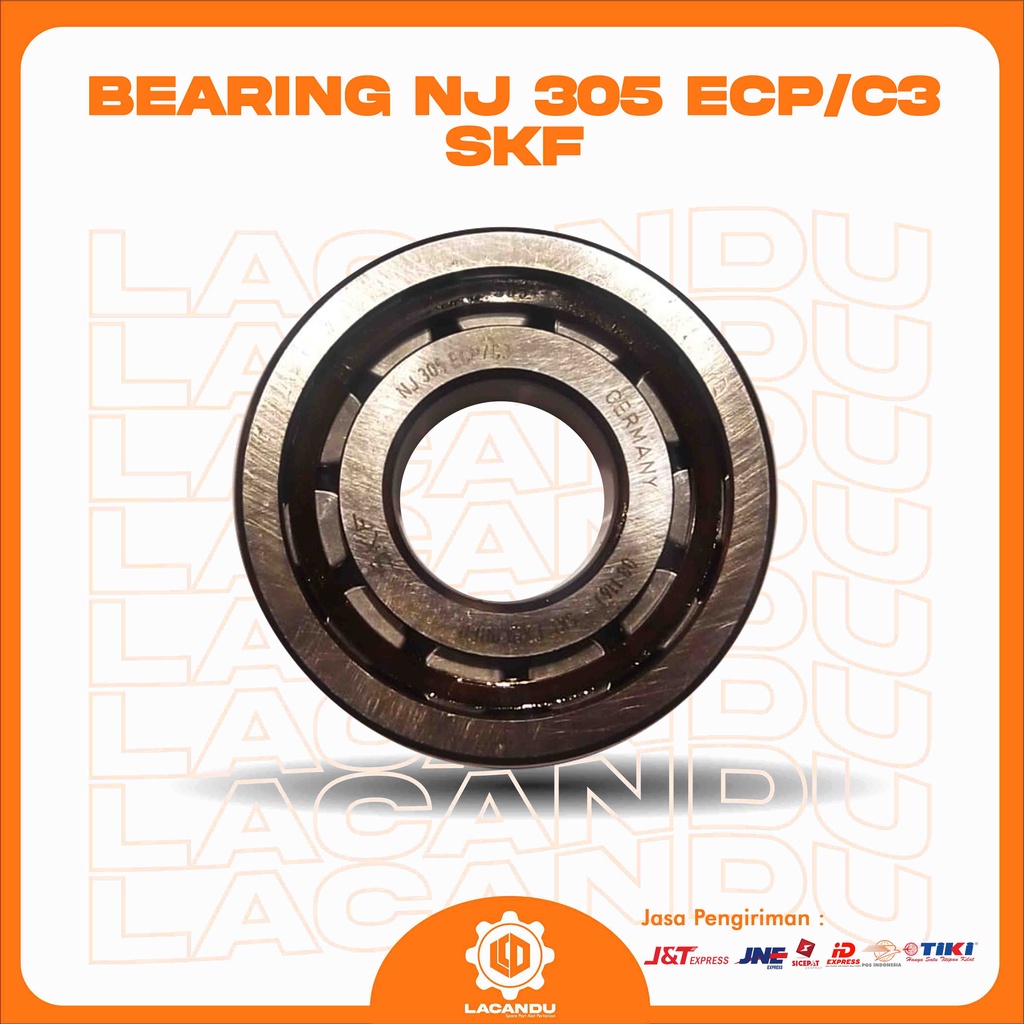 Bearing NJ 305 ECP/C3 SKF for COMBINE HARVESTER LACANDU PART | Shopee ...
