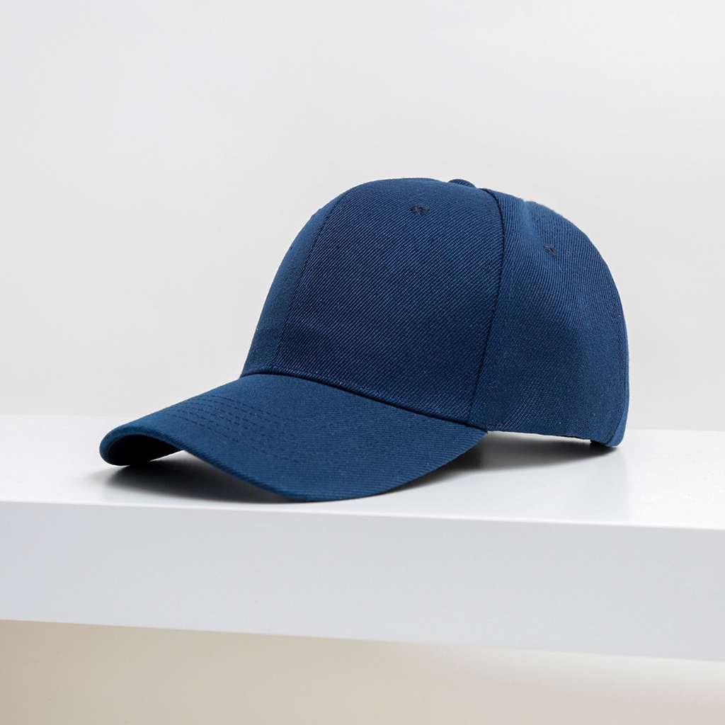 18 Color Plain Caps Unisex Adjustable Solid Color Baseball Cap | Shopee ...