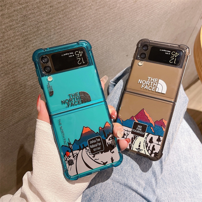 The North Face Transparent Clear Soft Folding Case for Samsung Galaxy Z ...