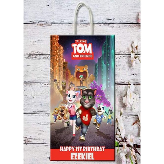 Talking Tom and Friends Customize Lootbag / Paper Bag sold per 10pcs ...