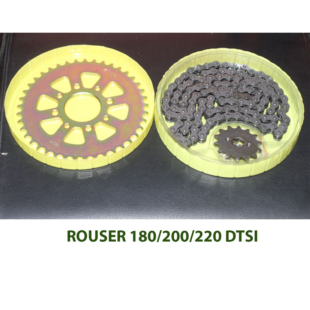 Rouser 200ns 200rs 150ns Ls135 rouser 180/220 chain sprocket set ...