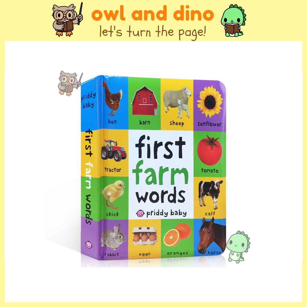 First Farm Words (Padded Board Book by Priddy Books) | Shopee Philippines