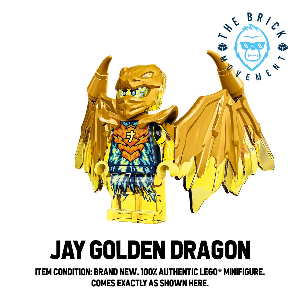 LEGO® NINJAGO Jay Golden Dragon Minifigure | Shopee Philippines