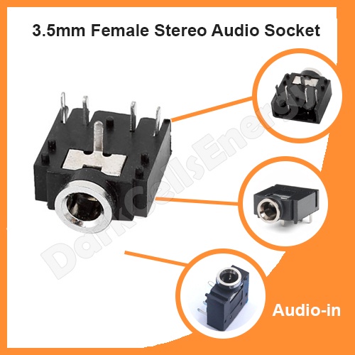 1Pcs 3.5mm Female Stereo Audio Socket Headphone Jack Connector 5 Pin ...