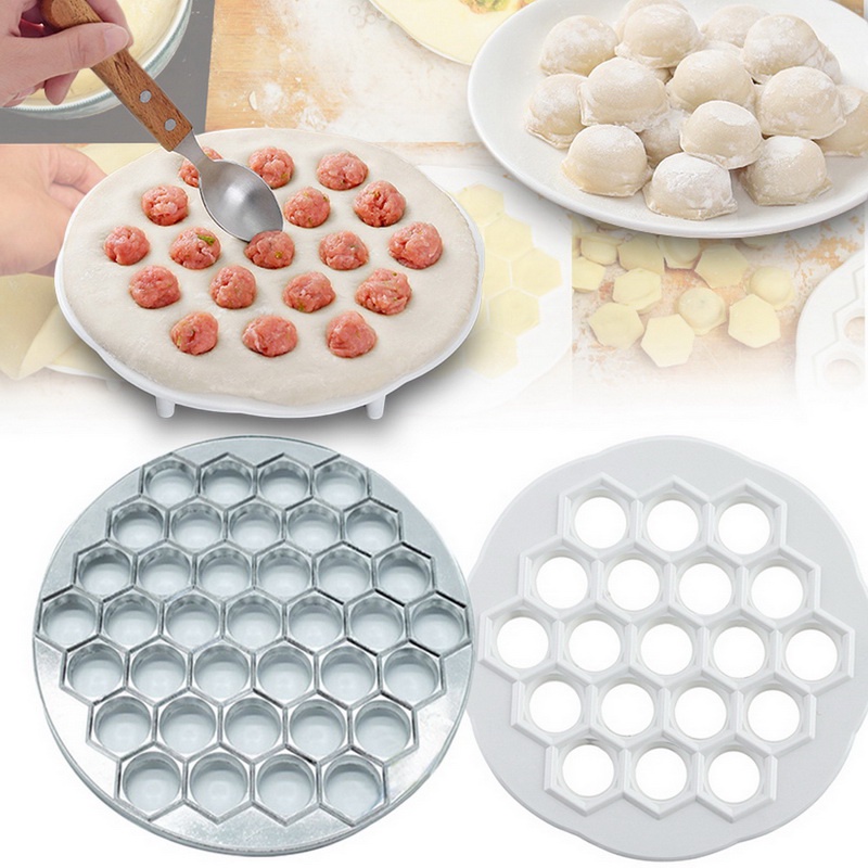 19 37 Holes Kitchen Dough Press Ravioli Making Mould Dumpling Mold ...