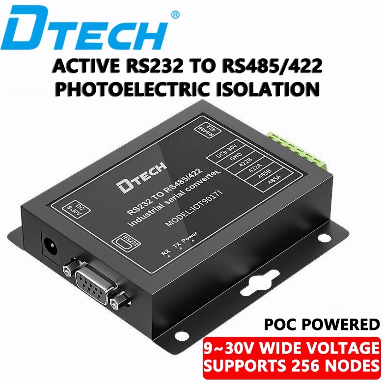 RS232 To RS485/422 Industrial Grade Serial Port Photoelectric Isolation ...