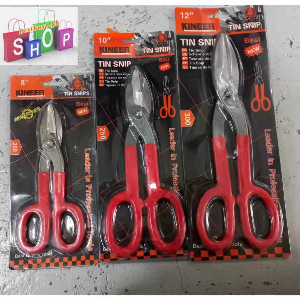 Professional Heavy Duty Tin Snip Gunting Yero 8'' 10'' 12'' | Shopee Philippines