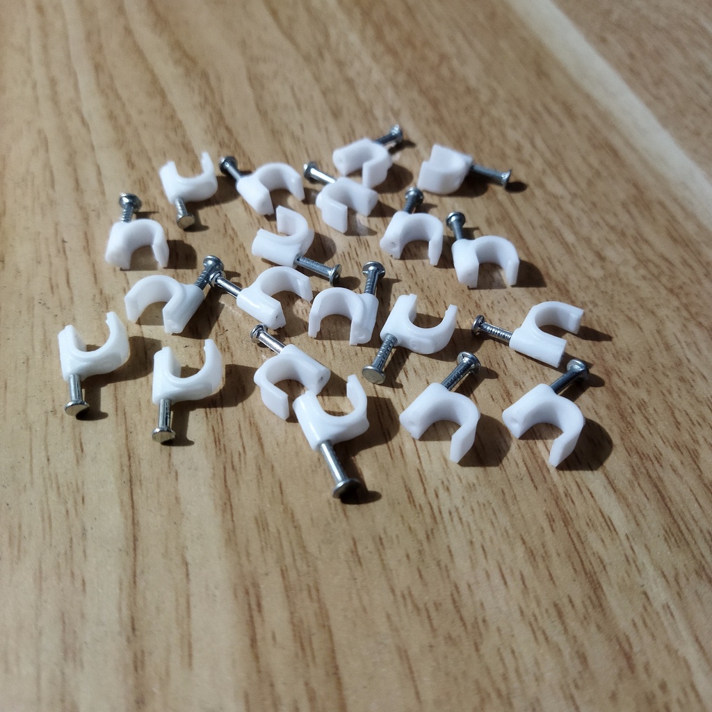 20 pcs Cable Clips for Ethernet Lan Cable | Shopee Philippines