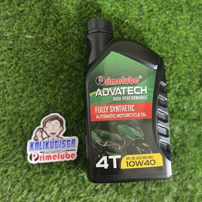 Primelube ADVATECH Fully Synthetic Automatic Motorcycle Oil 1L | Shopee ...