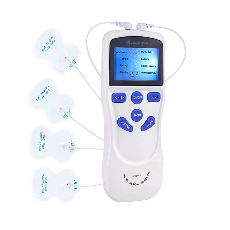 EMS Body Electrical Muscle Stimulator 8 Mode 8 Pads Pulse Acupuncture ...