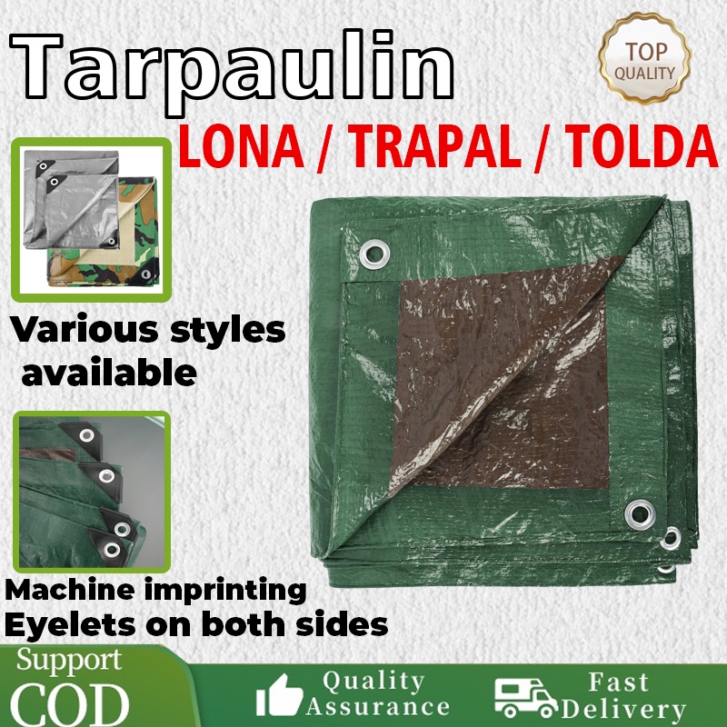 10Mil Loogu Waterproof Tarpaulin Trapal Tolda Ground Sheet for Tent ...