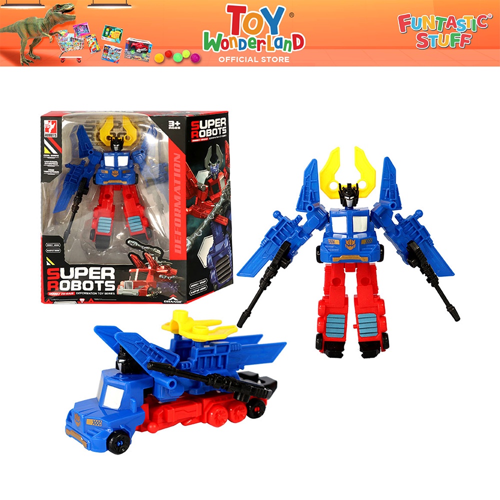 Toy Wonderland Transformable Robot, Toys for Kids | Shopee Philippines