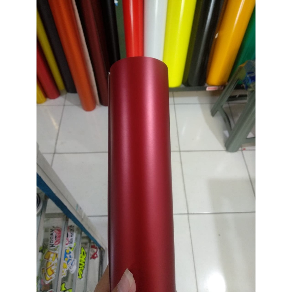 MERAH Sticker DARK RED Metallic DARK RED Metallic CANDY | Shopee ...