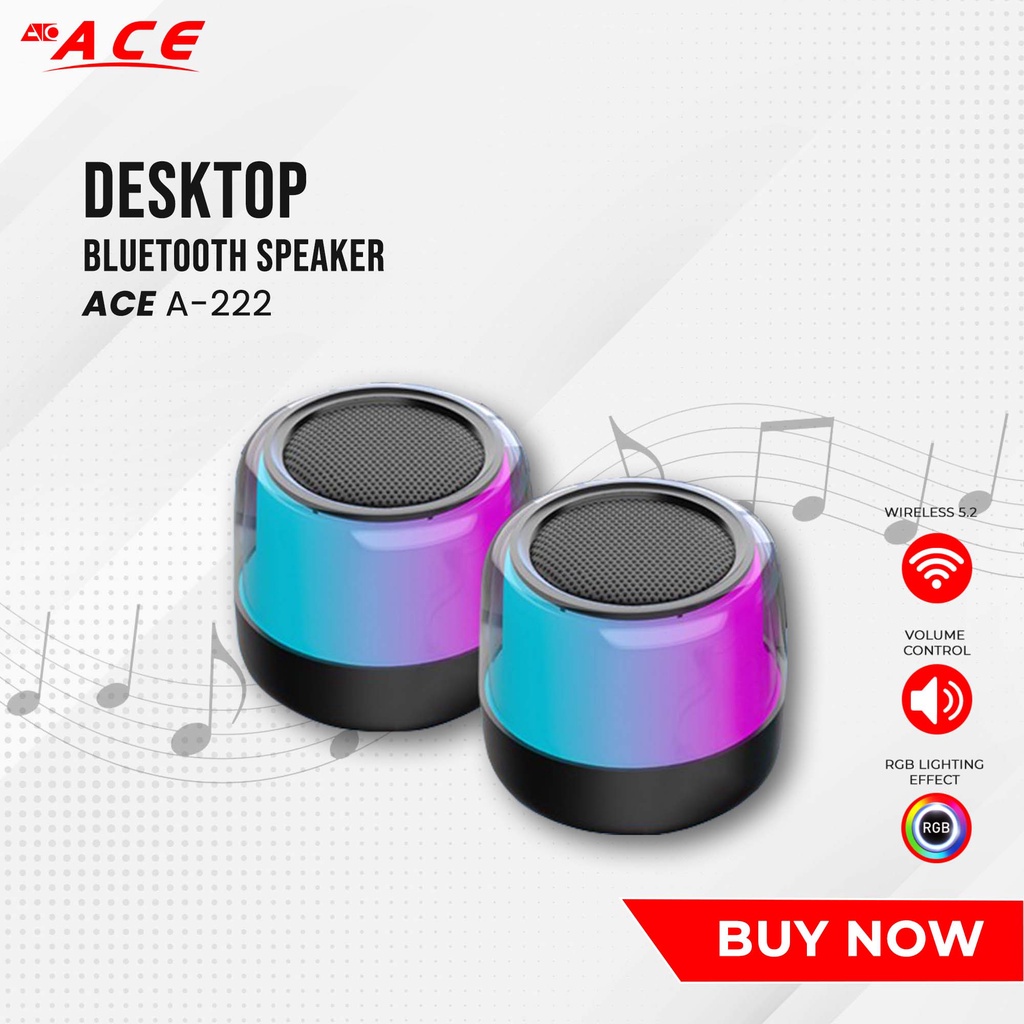 ACE A-222 Desktop Bluetooth Speaker | Shopee Philippines