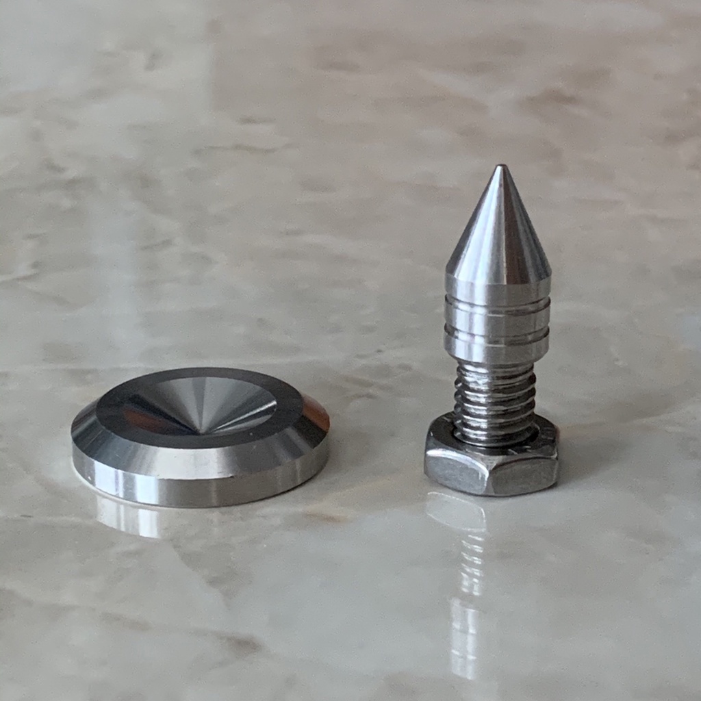 HiFi Audio M8 Speaker Spikes Amplifier Rack Stand Feet Pad Stainless ...