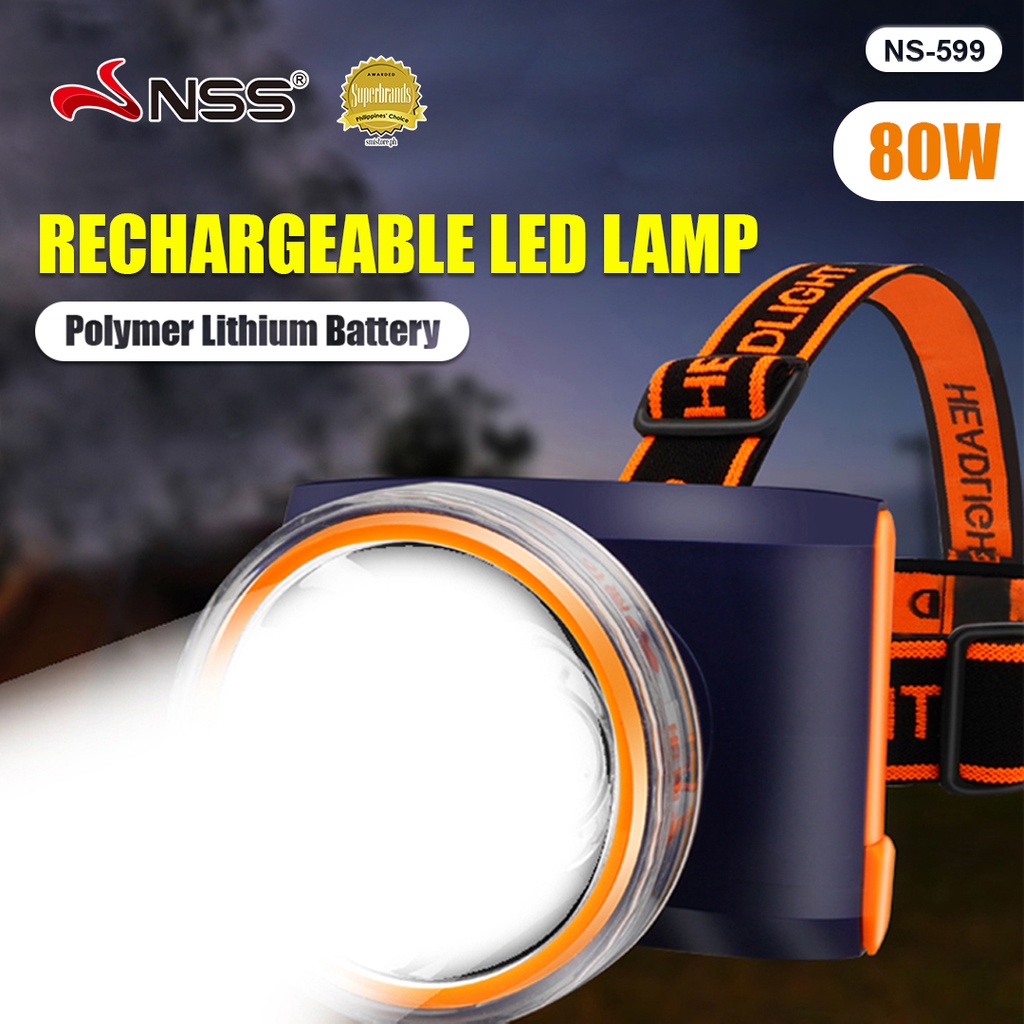 NSS Flashlight Outdoor Headlight Waterproof Camping Working Biking ...