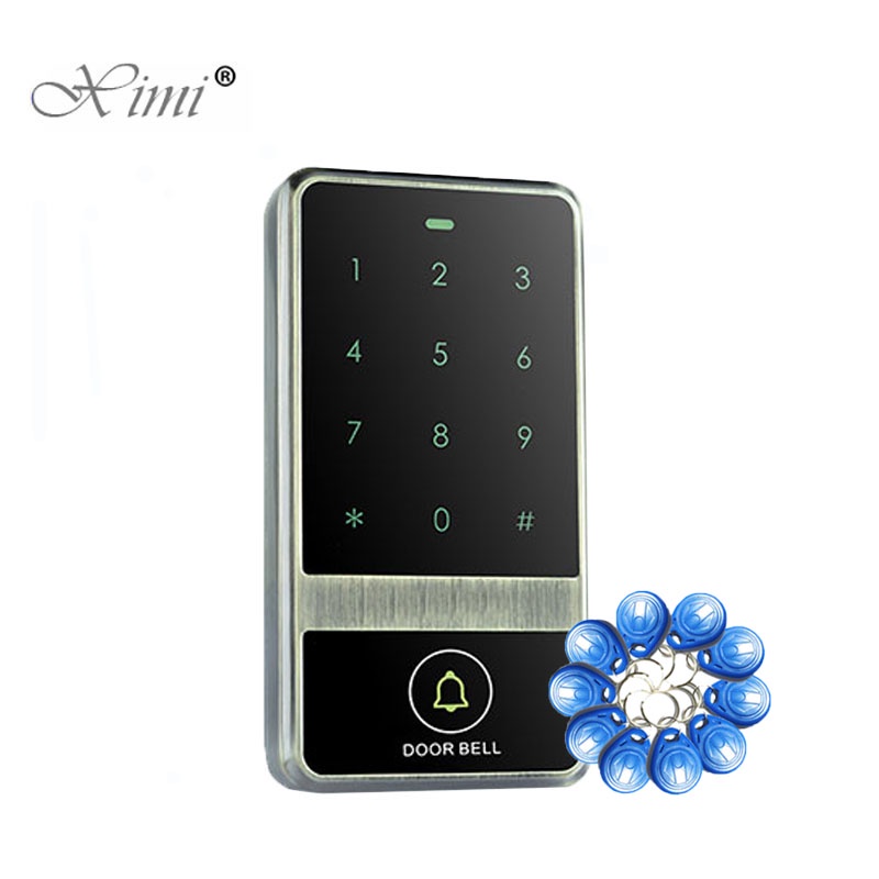 125KHZ RFID Card Access Controller Touch Keypad Surface Waterproof 8000 Users Door Access ...