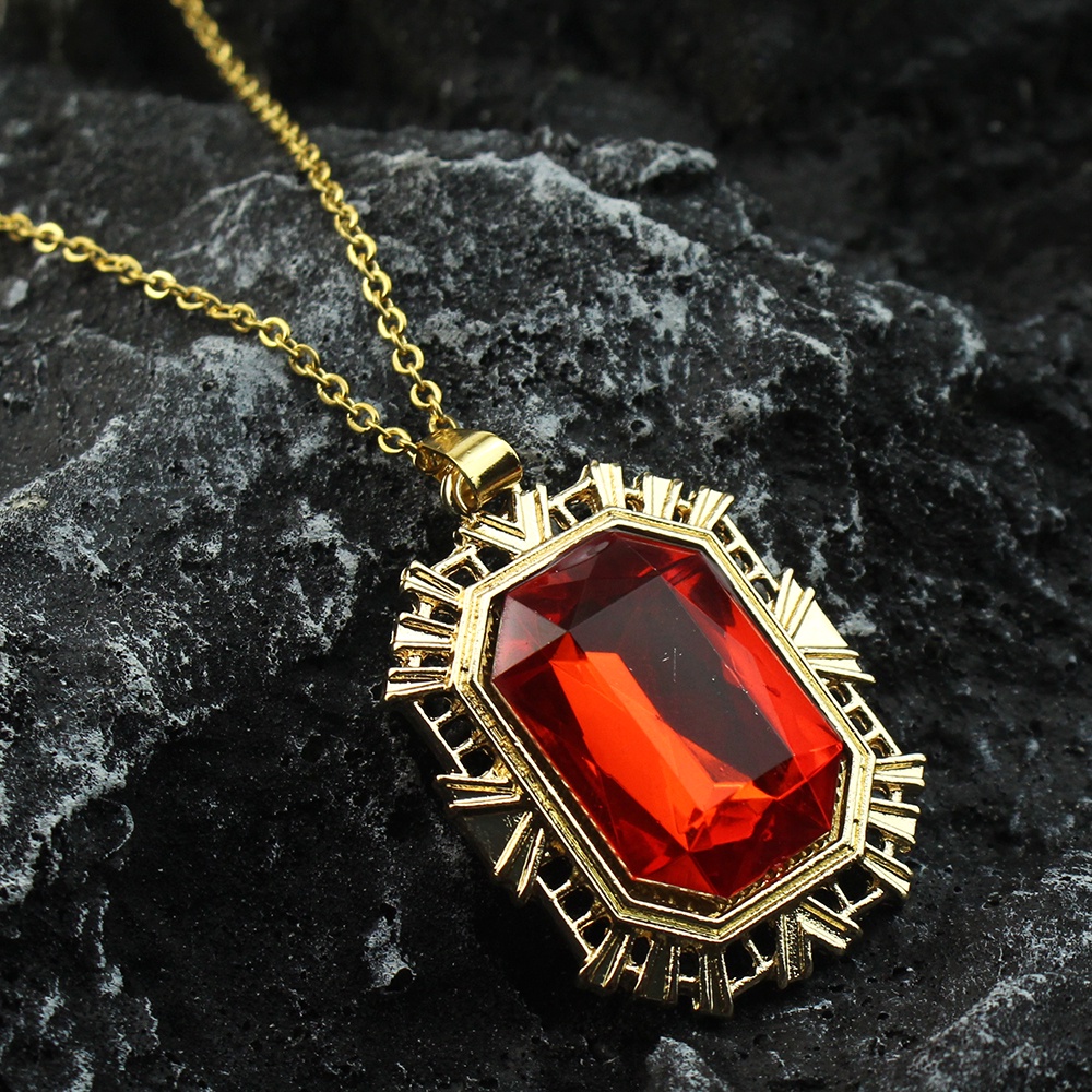 The Sandman Morpheus Red Ruby Pendant Neckalce Cosplay King of Dreams ...